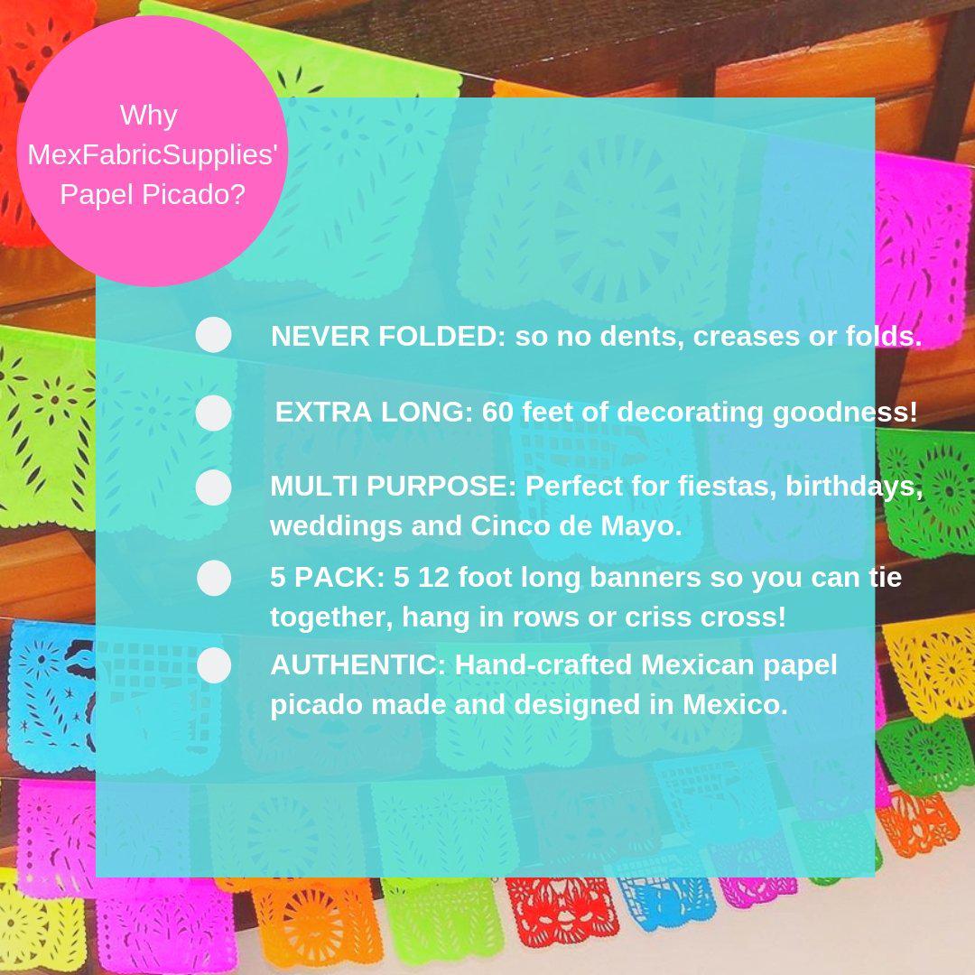 Papel Picado Banner Birthday